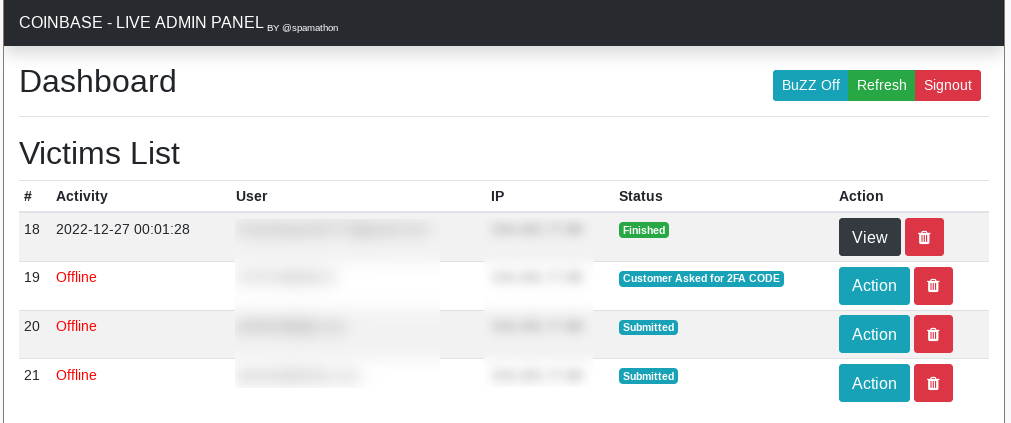 [Phishing kit] Coinbase phishing kit with live admin panel to bypass ...